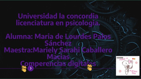 Universidad la concordia licenciatura en psicologia. Alumna: Maria de ...