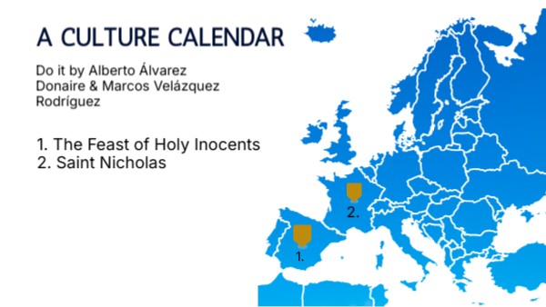 A CULTURE CALENDAR | Genially