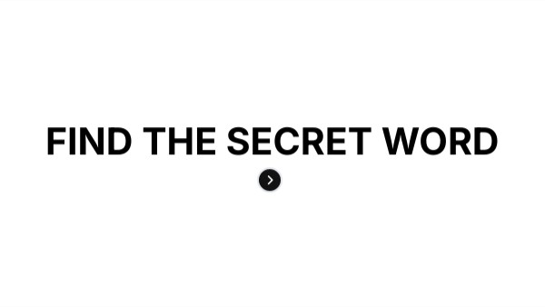 FIND THE SECRET WORD | Genially