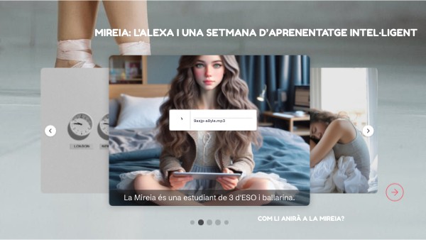 MireiA: L'Alexa i una Setmana d’Aprenentatge Intel·ligent | Genially