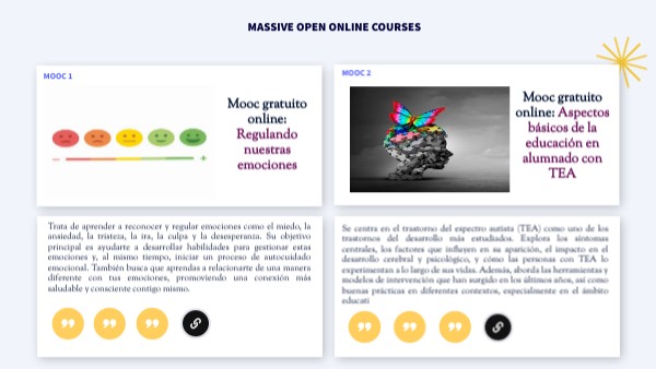 Massive Open Online Courses | Genially