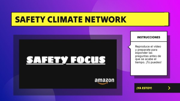 SAFETY FOCUS- W13 | Genially