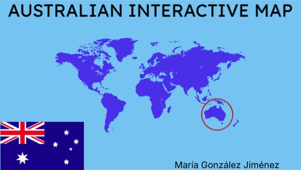 Australian interactive map | Genially