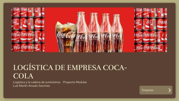 Logística de empresa Coca-cola | Genially