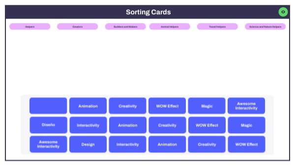 Sorting Cards | Genially