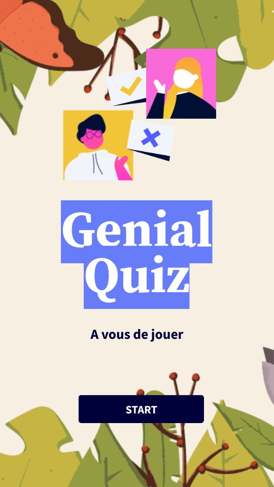 Quiz génial mobile | Genially