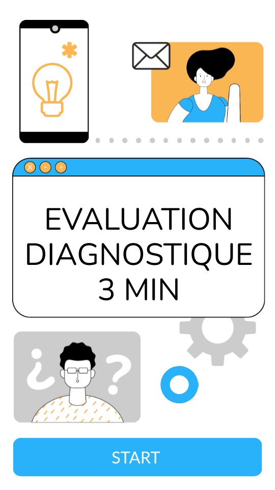 Evaluation Diagnostique 3 Min | Genially