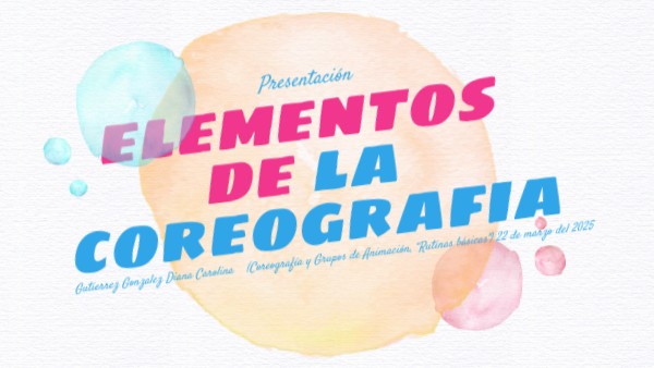 elementos de la coreografia | Genially