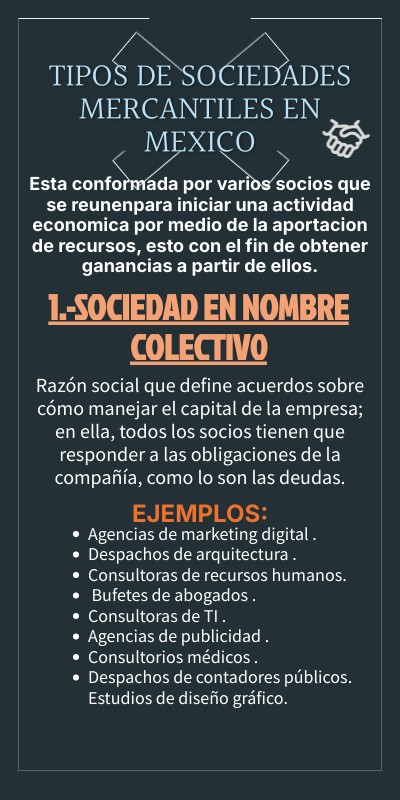 tipos de sociedades mercantiles en mexico | Genially