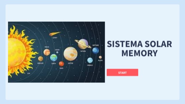 SISTEMA SOLAR MEMORY | Genially