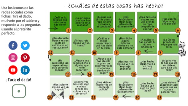 OCA Pretérito Perfecto | Genially