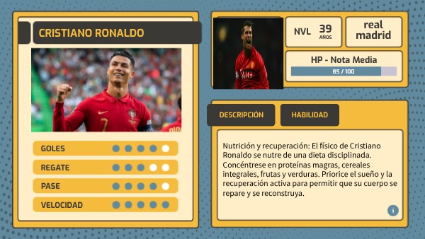 Ficha personaje | Genially