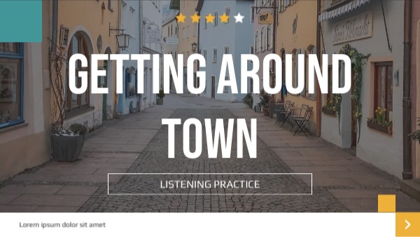 Getting around town | Genially