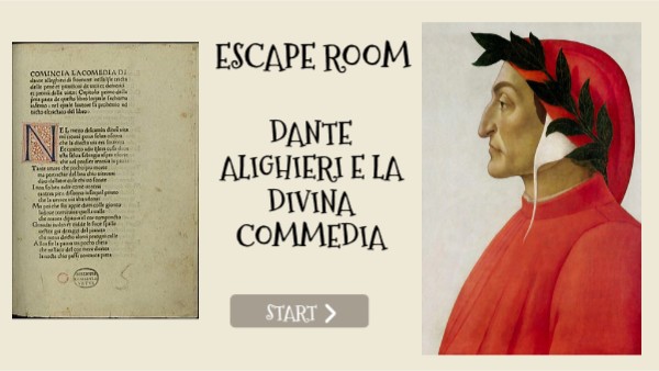 Escape room Dante Alighieri | Genially