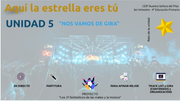 UNIDAD 5 _ 4B _ NuestraSeñoraDelPilar | Genially