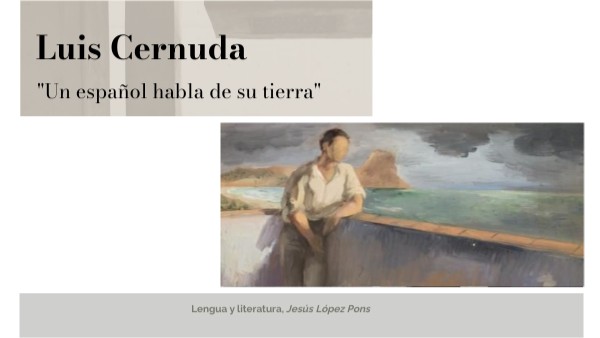 Luis Cernuda | Genially