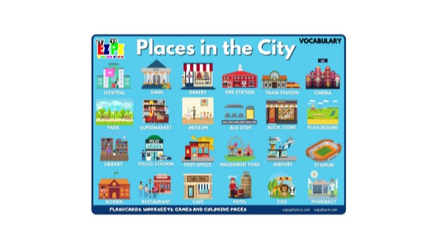 Places in town | Genially