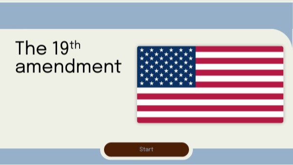 The 19th amendment | Genially