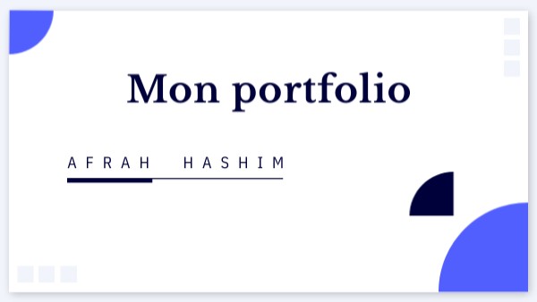 Mon portfolio | Genially