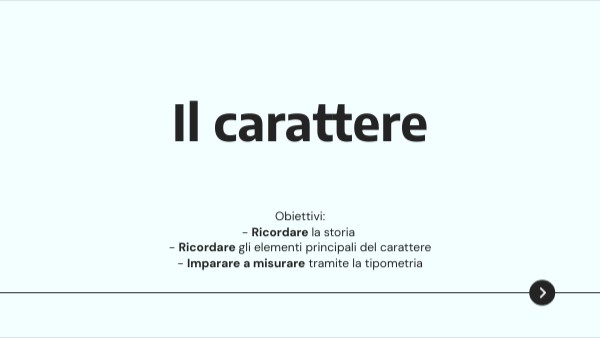 Il carattere | Genially