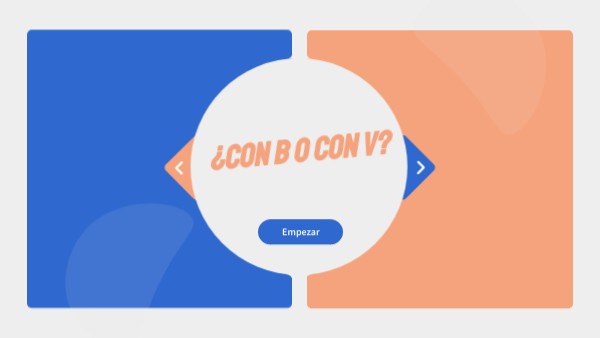 ¿CON B O CON V? | Genially