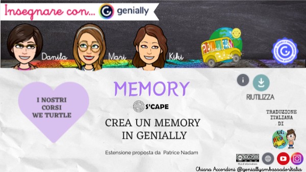 PRESENTUTORIAL FUNZIONE MEMORY S'CAPE | Genially