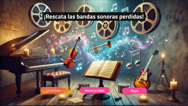 ¡Rescata las bandas sonoras perdidas! | Genially