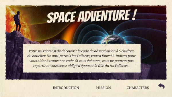 Copie - Space Adventure | Genially