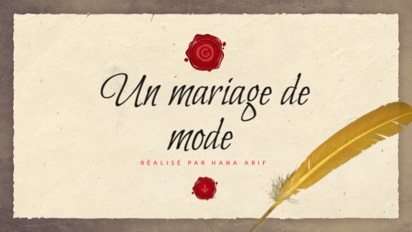 Un mariage de mode | Genially