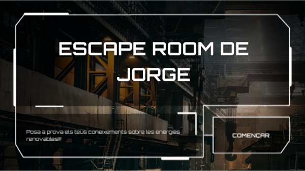 Escape Game Jorge | Genially