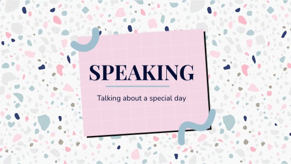 SPEAKING | Genially