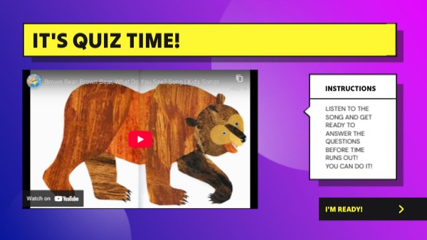 It's quiz time! | Genially