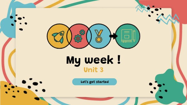 My week ! | Genially