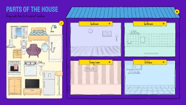 House Parts Game | Genially