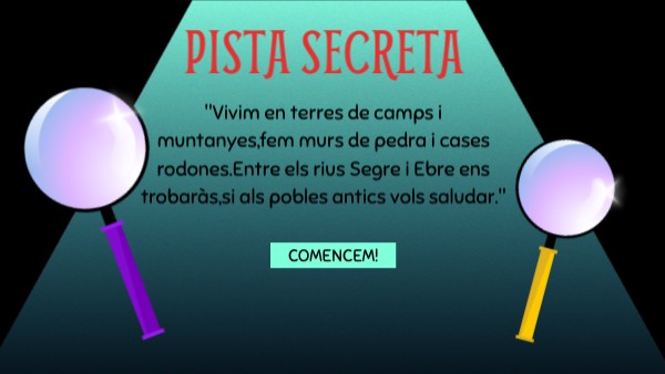 Pista secreta | Genially