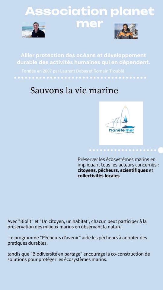 Association planet mer | Genially