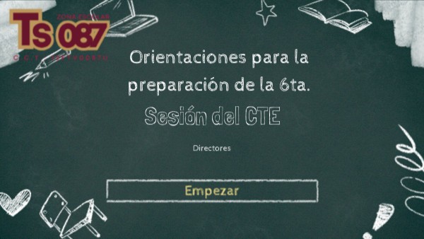 Sesión del CTE | Genially