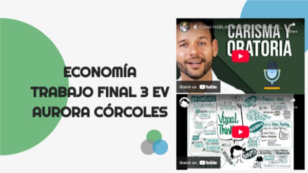 ECONOMÍA Trabajo final 3 ev Aurora Córcoles | Genially