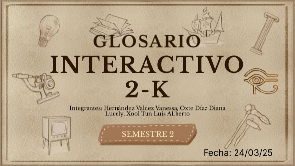 Glosario interactivo 2-K | Genially