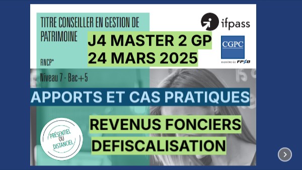 J4 MASTER 2 GP 24 MARS 2025 | Genially