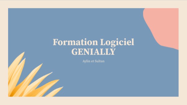 Formation Logiciel GENIALLY | Genially