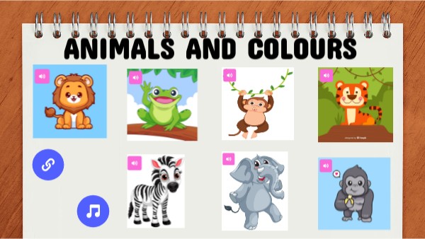 ANIMALS AND COLOURS | Genially