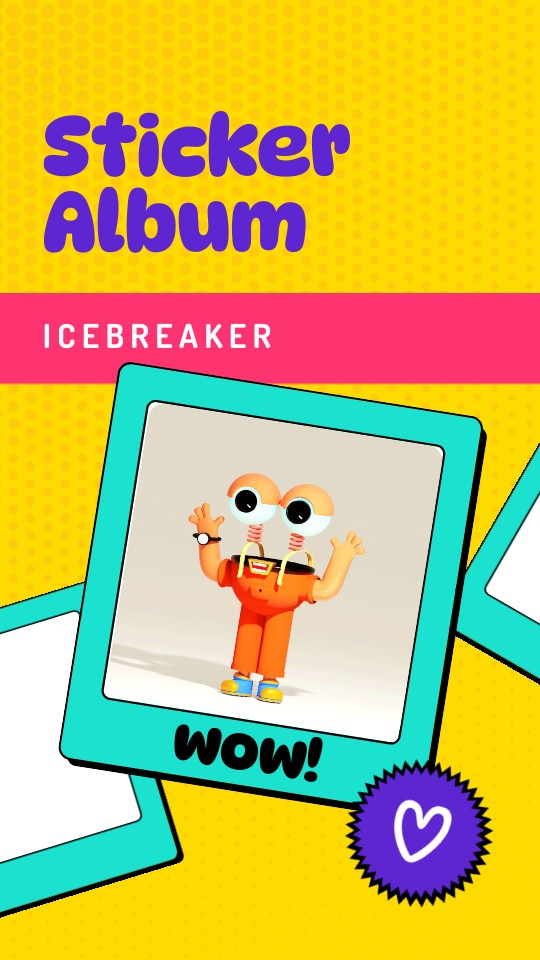 Icebreaker Sticker Album Mobile | Genially
