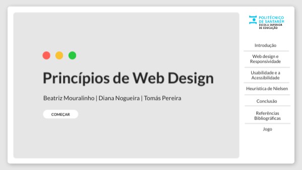 Princípios de Web Design | Genially