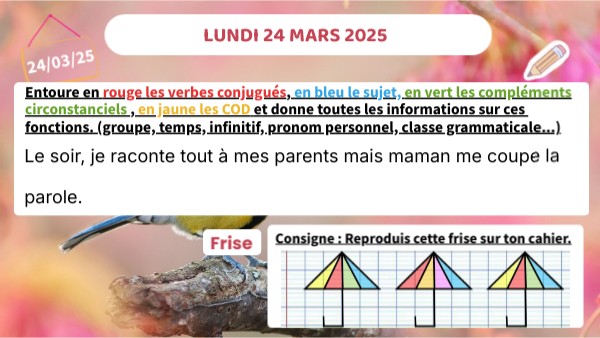 lundi 24 au 28 mars 25 | Genially