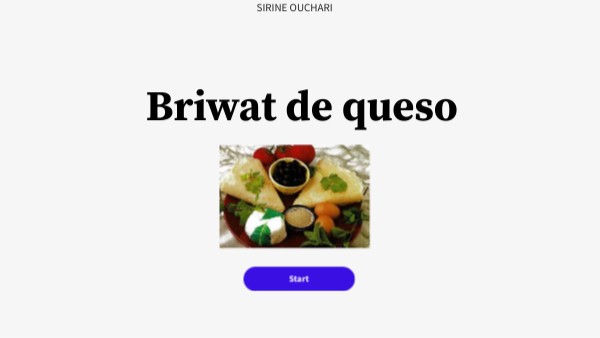 Briwat de queso | Genially