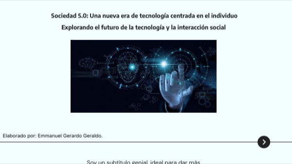 Sociedad 5.0: Una nueva era de tecnología centrada en el individuo ...