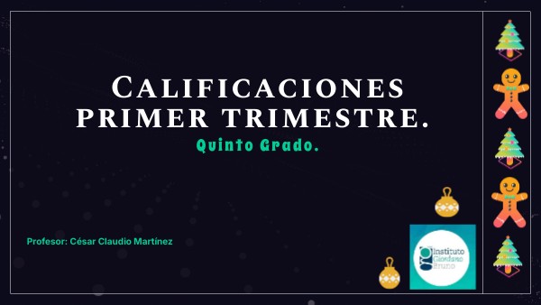 Calificaciones segundo trimestre. | Genially