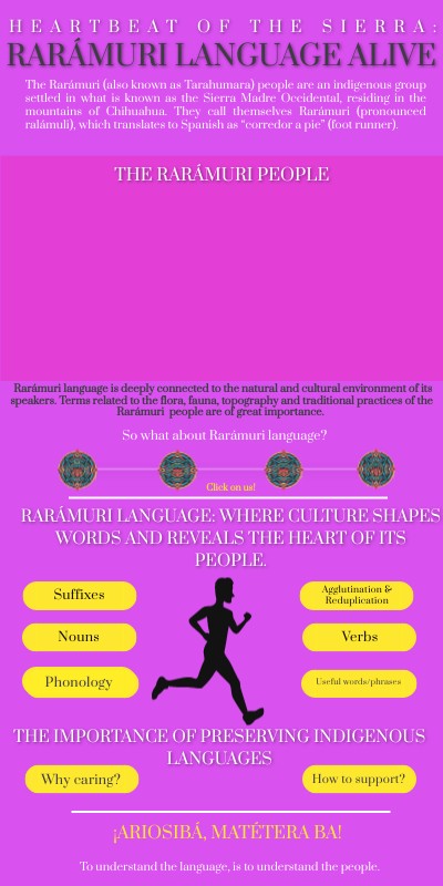 Rarámuri Infographic Original | Genially