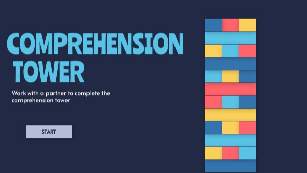 Comprehension Tower | Genially